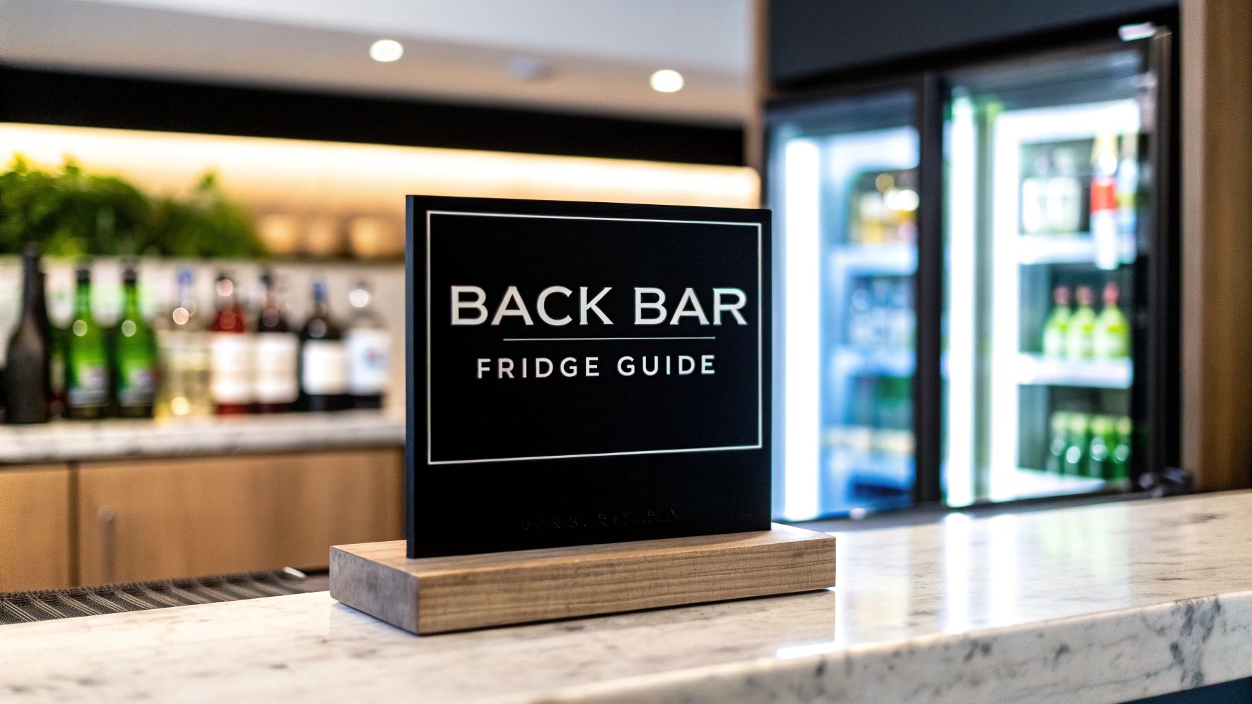 Back Bar with Refrigerator: Your Quick Guide (back bar with refrigerat ...