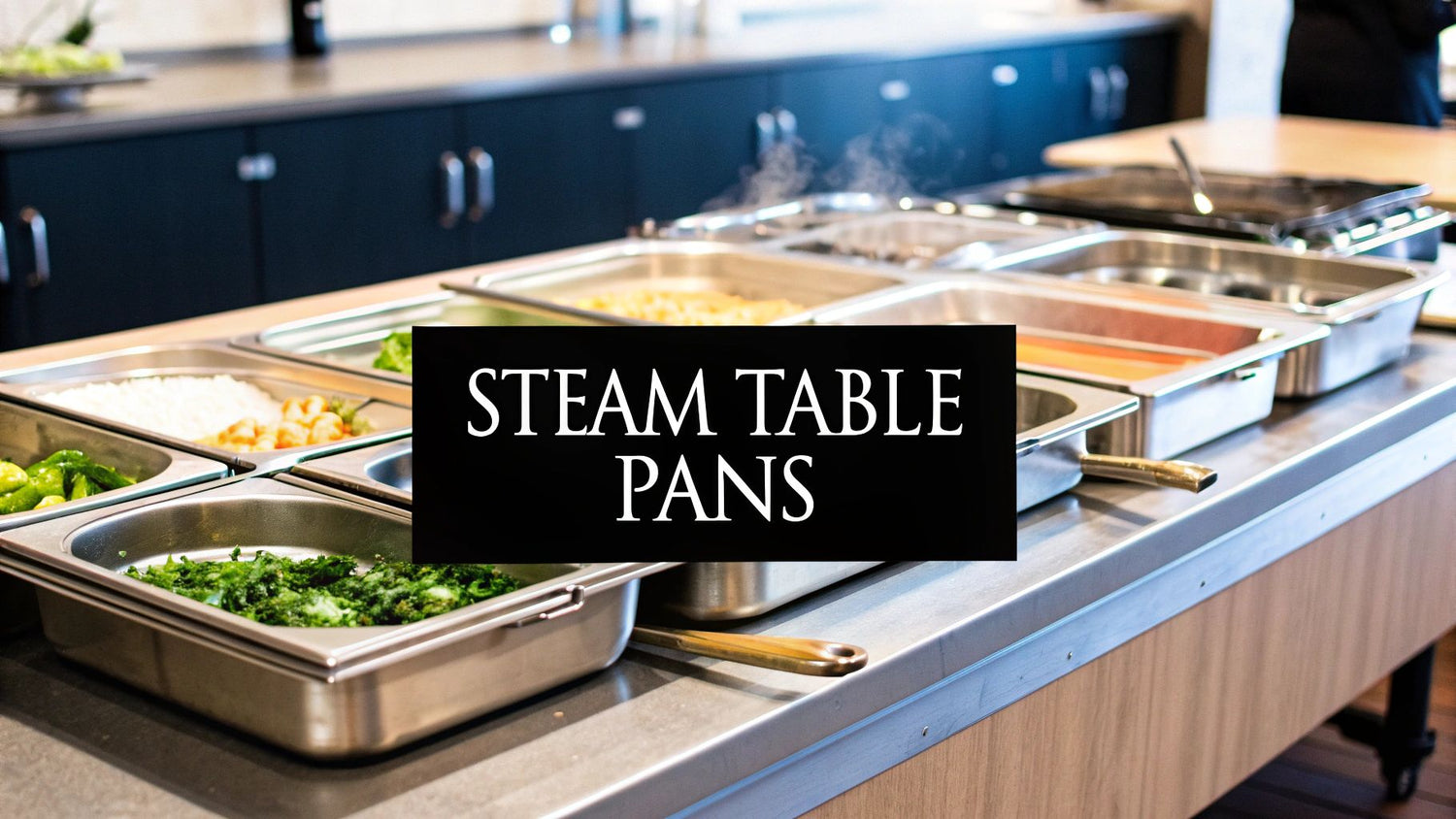 A Guide to Steam Table Pans Sizes and Materials – PrepTables.com