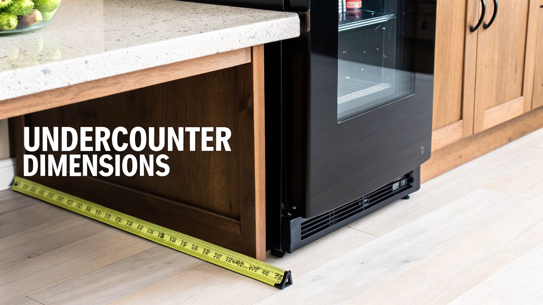 Undercounter Refrigerator Dimensions Explained – PrepTables.com