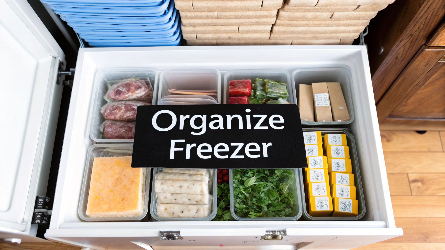How to Organize a Chest Freezer for Maximum Efficiency – PrepTables.com